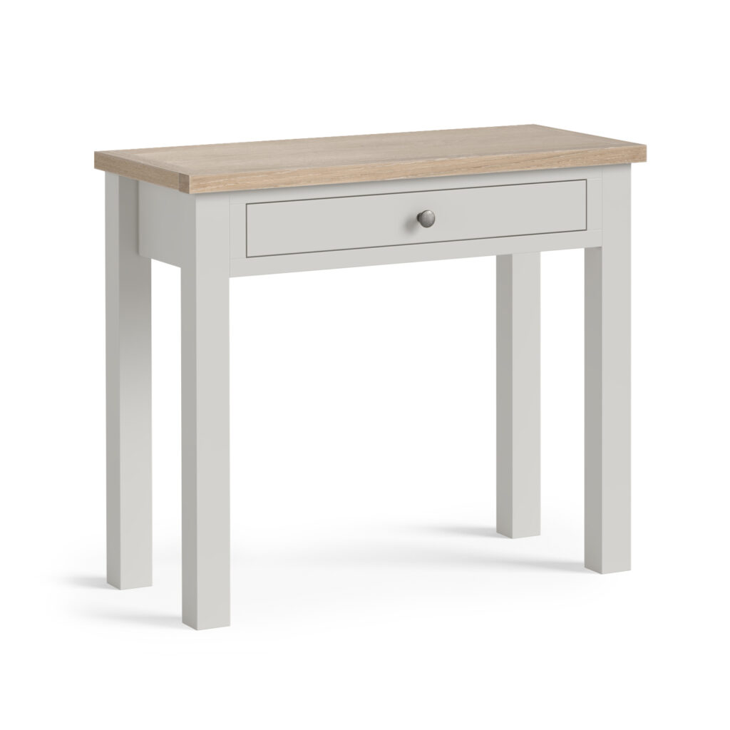 Derwent Painted Single Dressing Table - Cumbria Oak